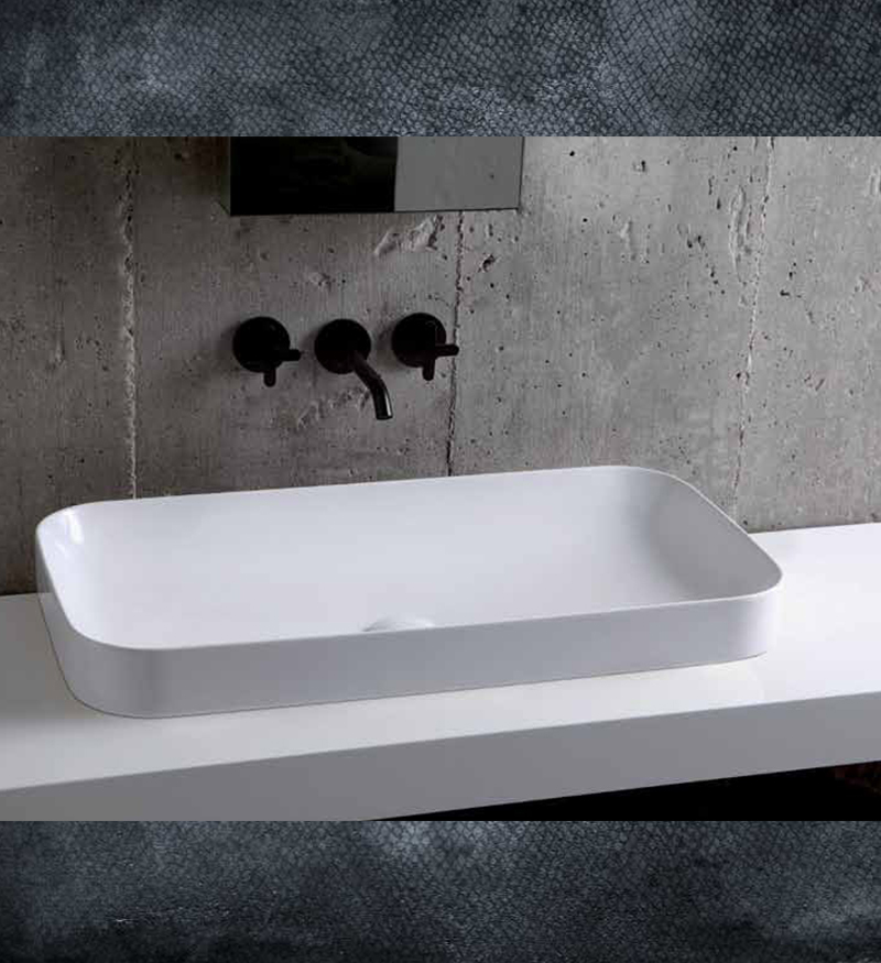 Over Counter Top Wash Basin Designs In India - Bathline Sensation