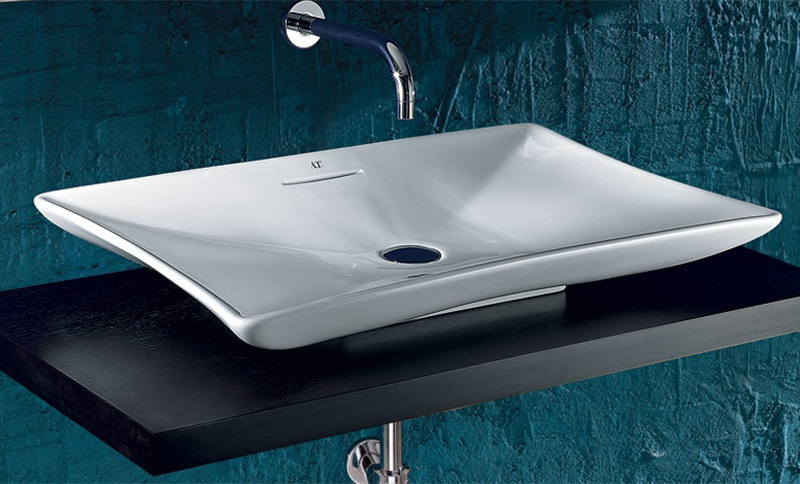 Over Counter Top Wash Basin Designs In India - Bathline Sensation